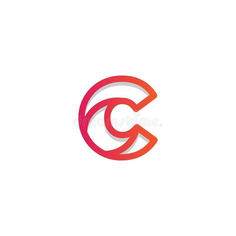 Logo C Monogram Modern Letter Stock Illustrations – 11,340 Logo C ...