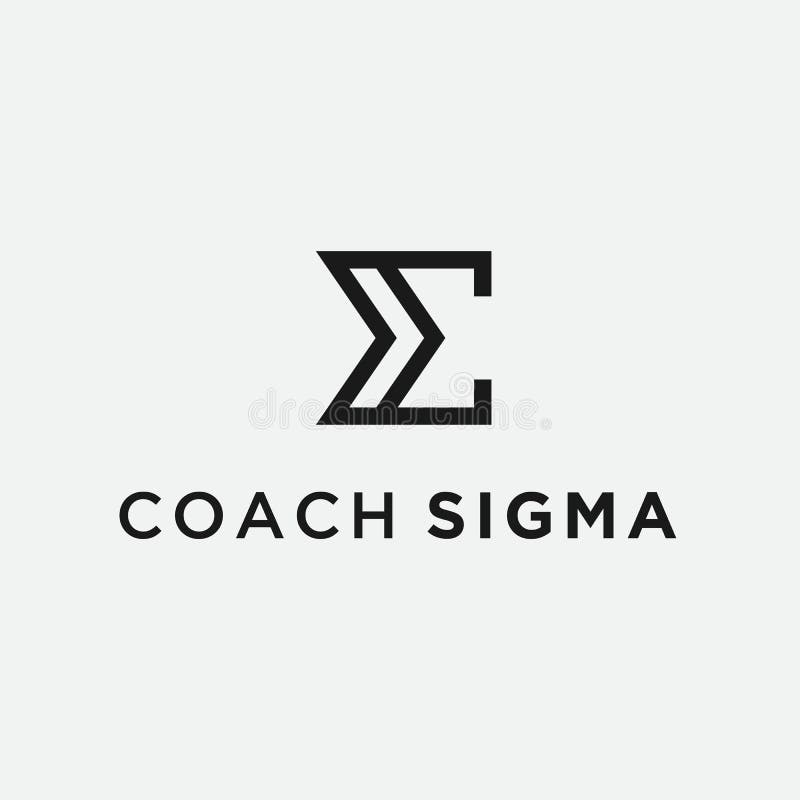 Letter C Sigma Logo or Sigma Vector Stock Vector - Illustration of ...