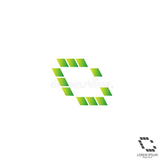 Letter C Square Logo Icon Concept Design Stock Vector - Illustration of ...