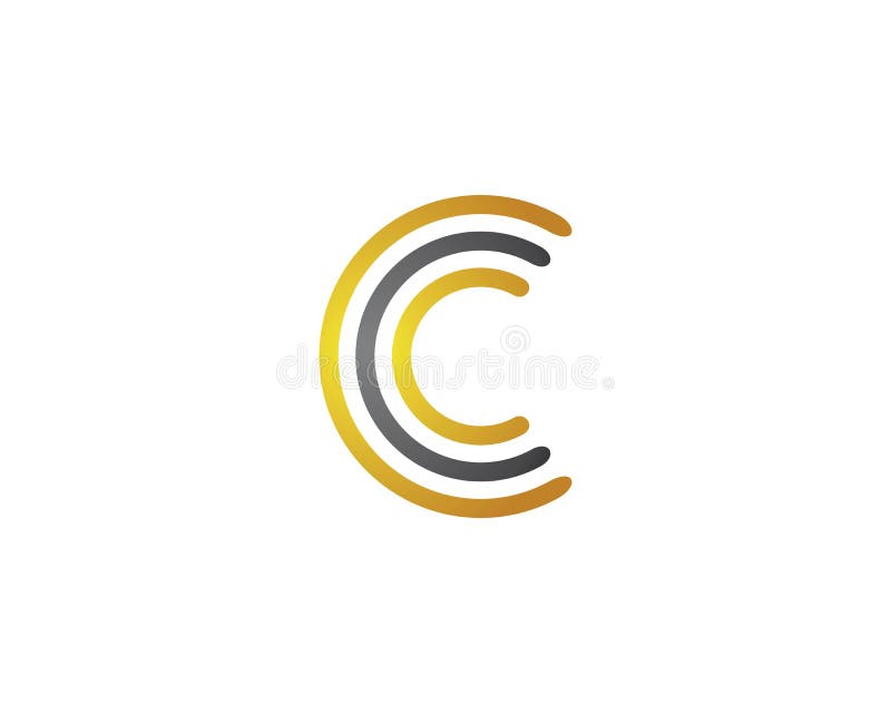 Letter C Symbol Illustration Stock Vector - Illustration of font ...