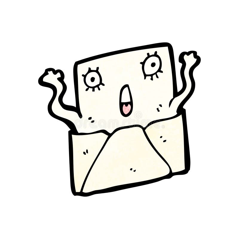 Letter cartoon character stock vector. Illustration of envelope - 38057304