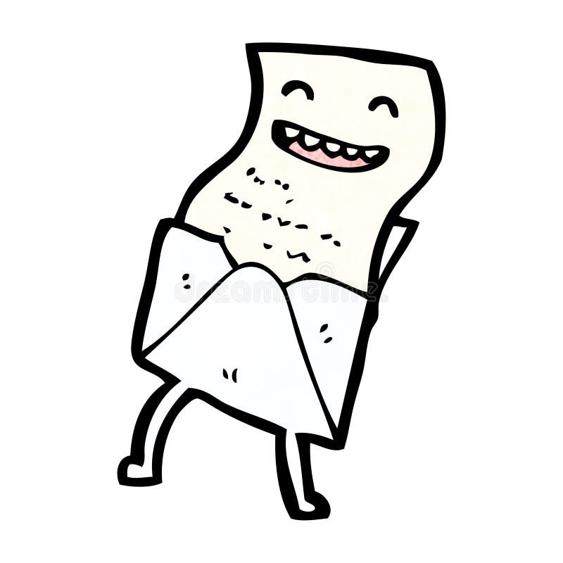 Letter cartoon character stock vector. Illustration of envelope - 38057304