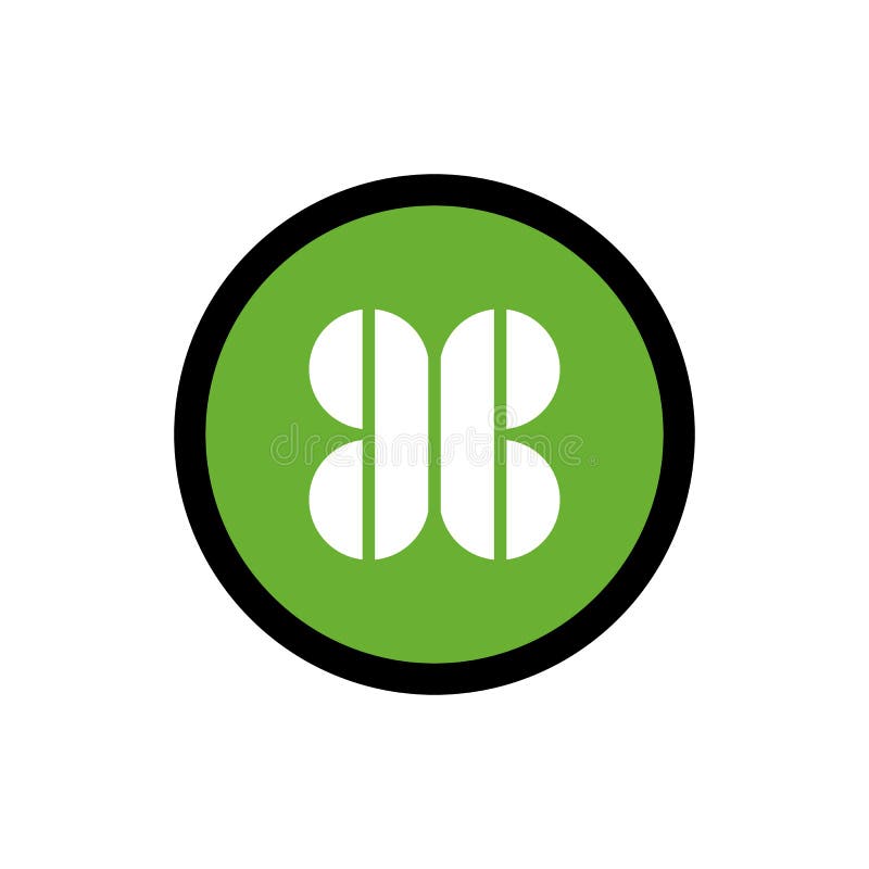 Letter CC Clover Leaf Logo Icon Design Template Elements, Vector ...