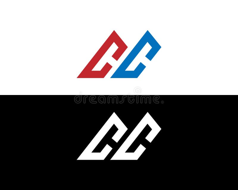 Letter CC Minimal Elegant Monogram Vector Logo Design Stock Vector ...