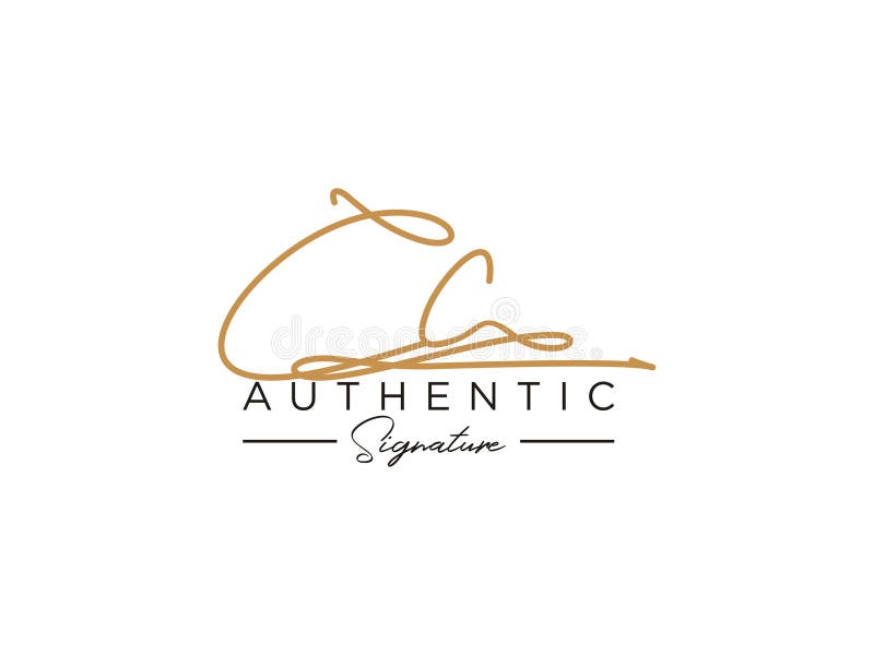 Letter CC Signature Logo Template Vector Stock Vector - Illustration of ...