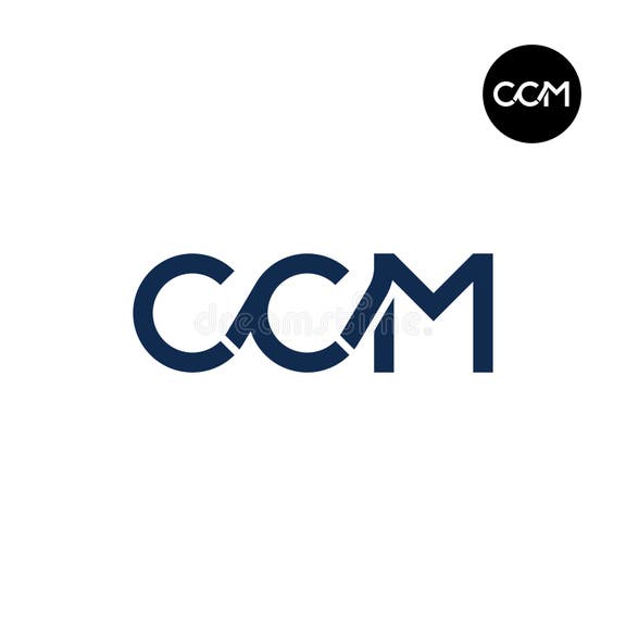 Letter CCM Monogram Logo Design Stock Vector - Illustration of logotype ...