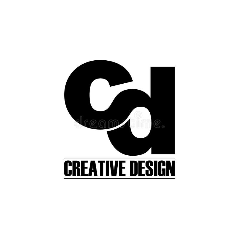 Letter CD Simple Monogram Logo Icon Design. Stock Vector - Illustration ...