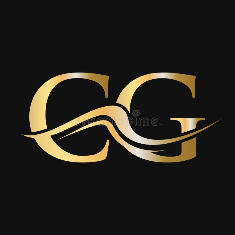 Letter CG Logo Design. Initial CG Logotype Template for Business and ...