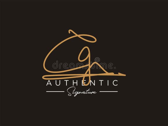 Letter CG Signature Logo Template Vector Stock Vector - Illustration of ...