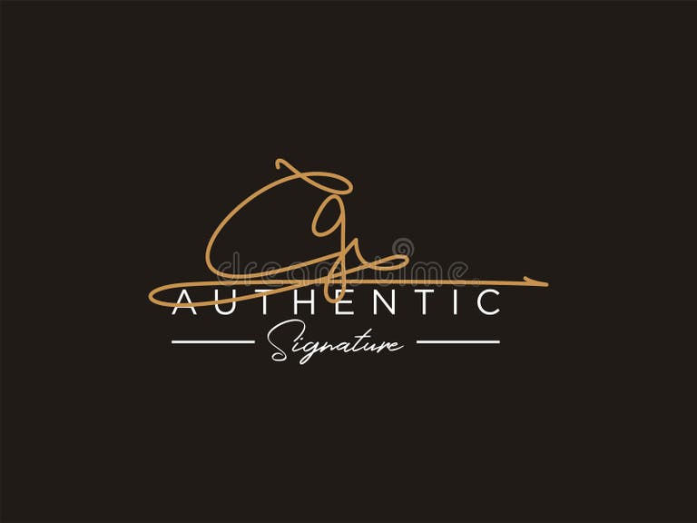 Letter CG Signature Logo Template Vector Stock Vector - Illustration of ...