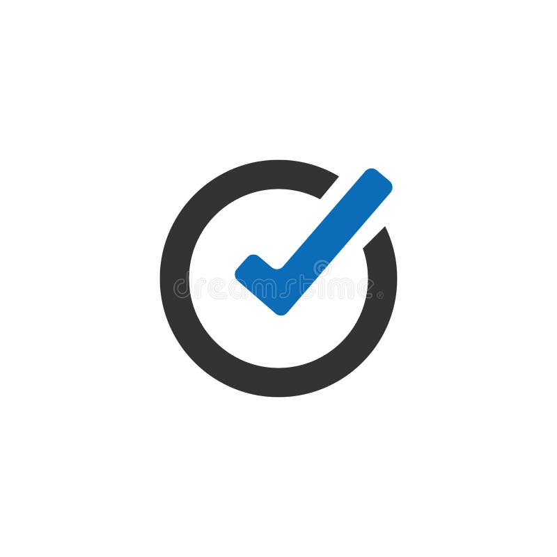 Letter Check Mark Logo Icon Design Template Elements Simple and Clean ...