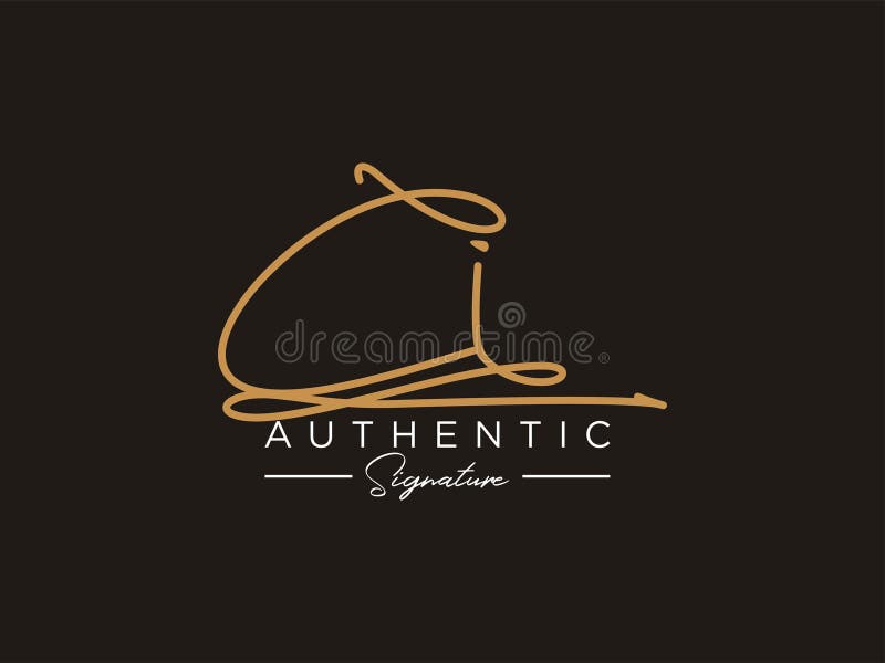 Letter CI Signature Logo Template Vector Stock Vector - Illustration of ...