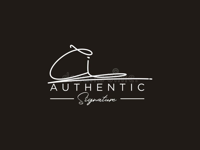 Letter CI Signature Logo Template Vector Stock Vector - Illustration of ...