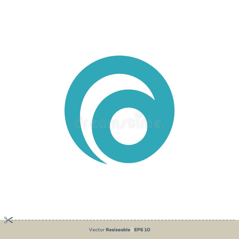 A Letter Circle Abstract Sphere Vector Logo Template Illustration ...