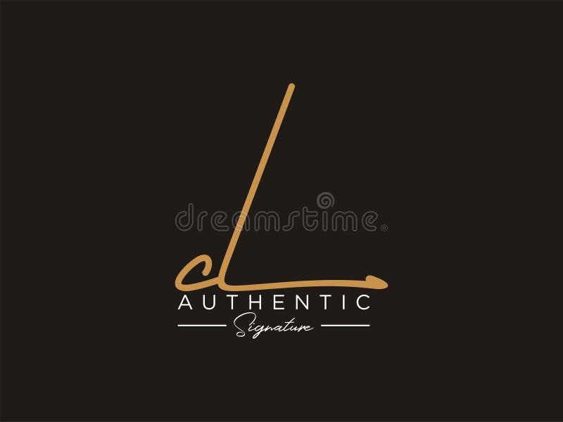 Letter CL Signature Logo Template Vector Stock Vector - Illustration of ...