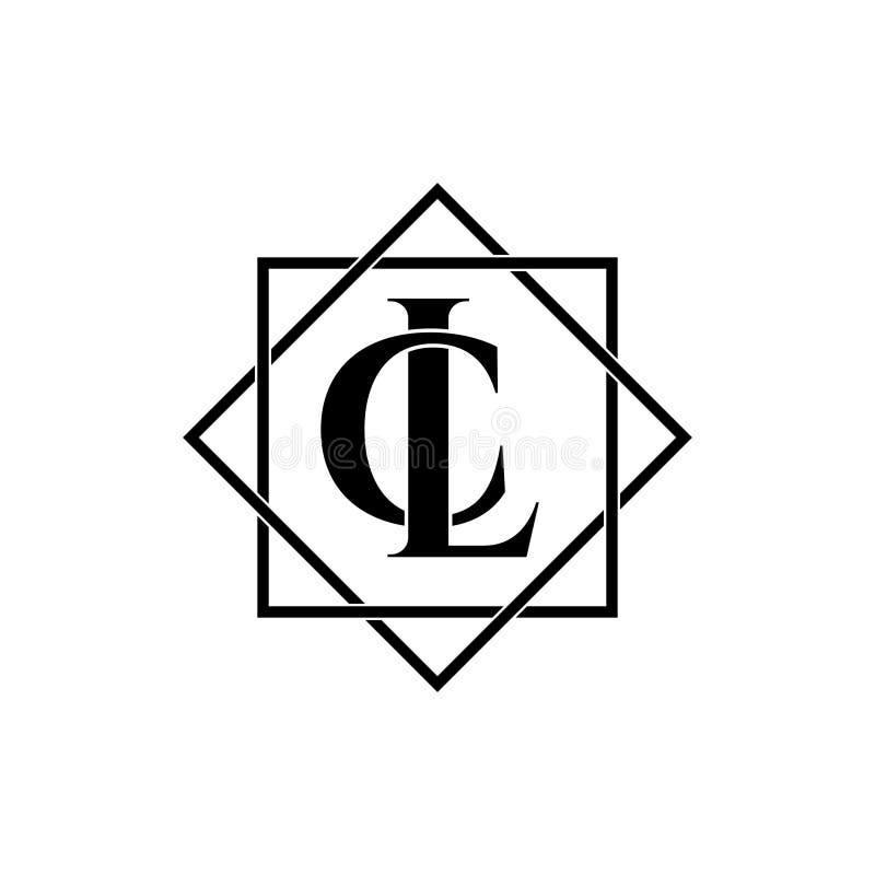 Letter Cl Symbol Concept Logo Design Stock Illustrations – 896 Letter ...
