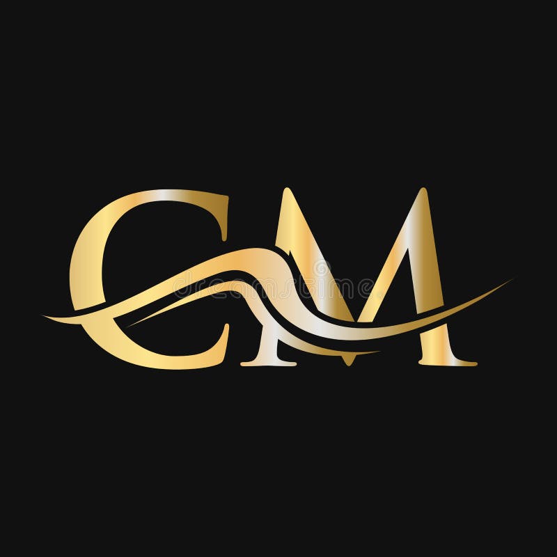 Letter CM Logo Design. Initial CM Logotype Template for Business and ...
