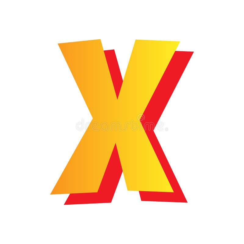 Letter X, Comic Style Typeface with Transparent Background Stock ... Letter X, Comic Style Typeface with Transparent Background Stock ...