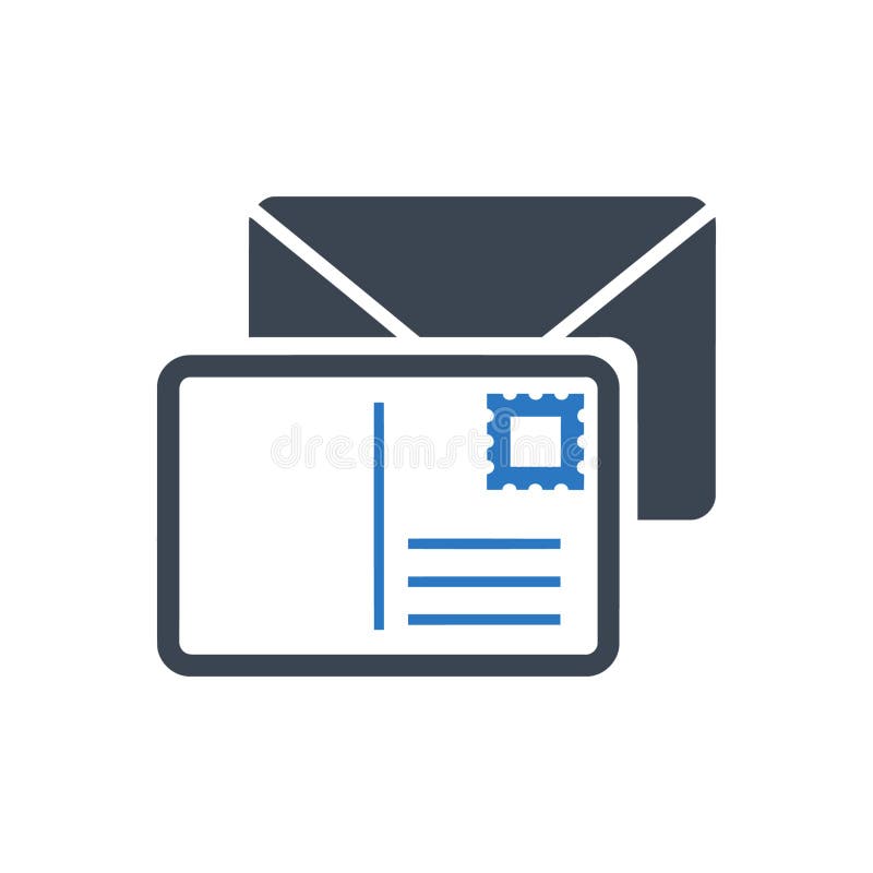 Letter Communication Icon stock vector. Illustration of envelope ...