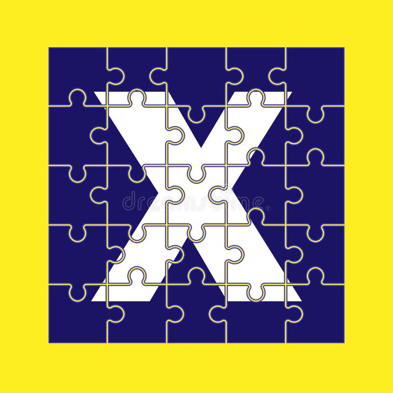 X Puzzle Stock Illustrations – 265 X Puzzle Stock Illustrations ...