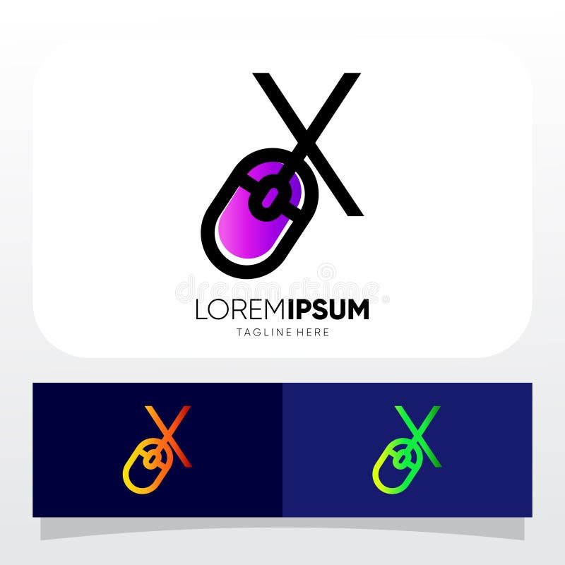 Letter L Mouse Cursor Pointer Logo Design Vector Icon Graphic ...