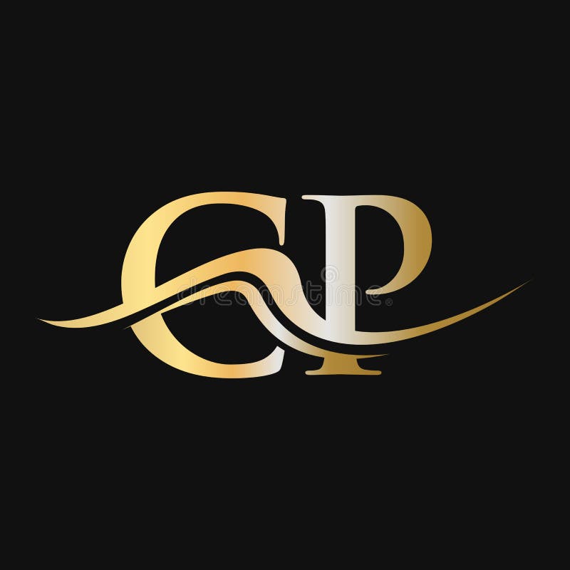 Letter CP Logo Design. Initial CP Logotype Template for Business and ...