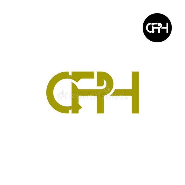 Letter CPH Monogram Logo Design Stock Vector - Illustration of ...
