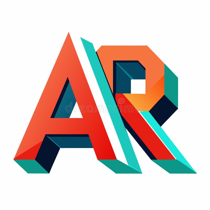 The Letter a is Creatively Constructed Using Vibrant Shapes in a ...