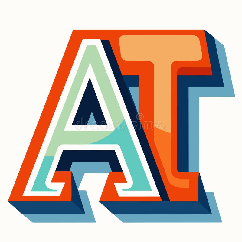 The Letter a is Creatively Formed Using Various Vibrant Colors ...