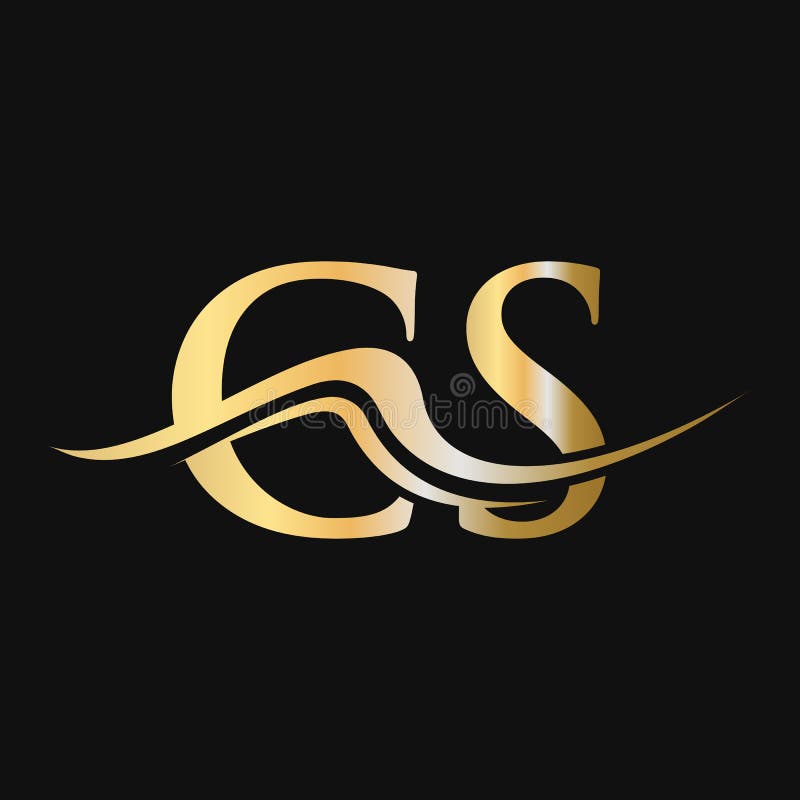 Letter CS Logo Design. Initial CS Logotype Template for Business and ...
