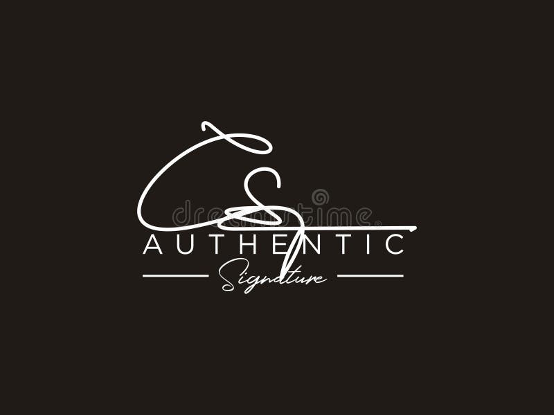 Letter CS Signature Logo Template Vector Stock Vector - Illustration of ...