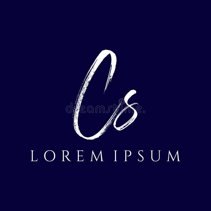 Letter CS Simple Monogram Logo Icon Design. Stock Vector - Illustration ...