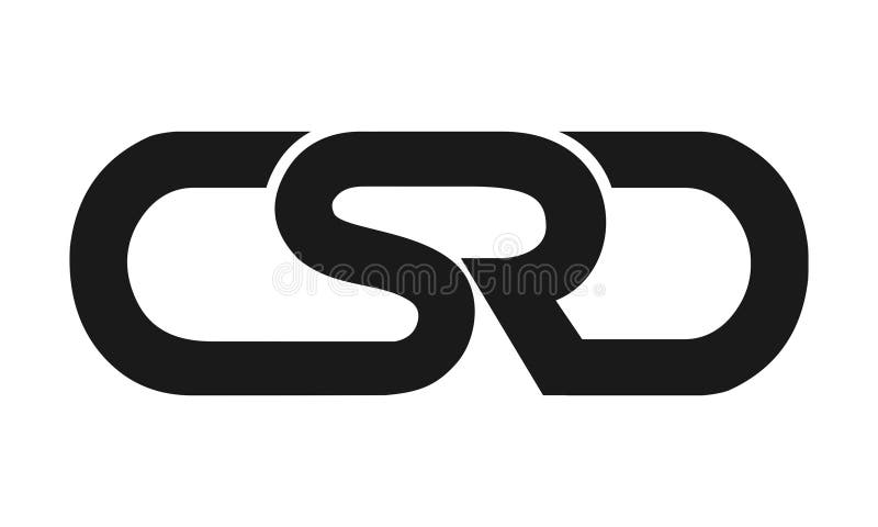 Letter CSRD Alphabet Creative Logo Design Vector Stock Vector ...