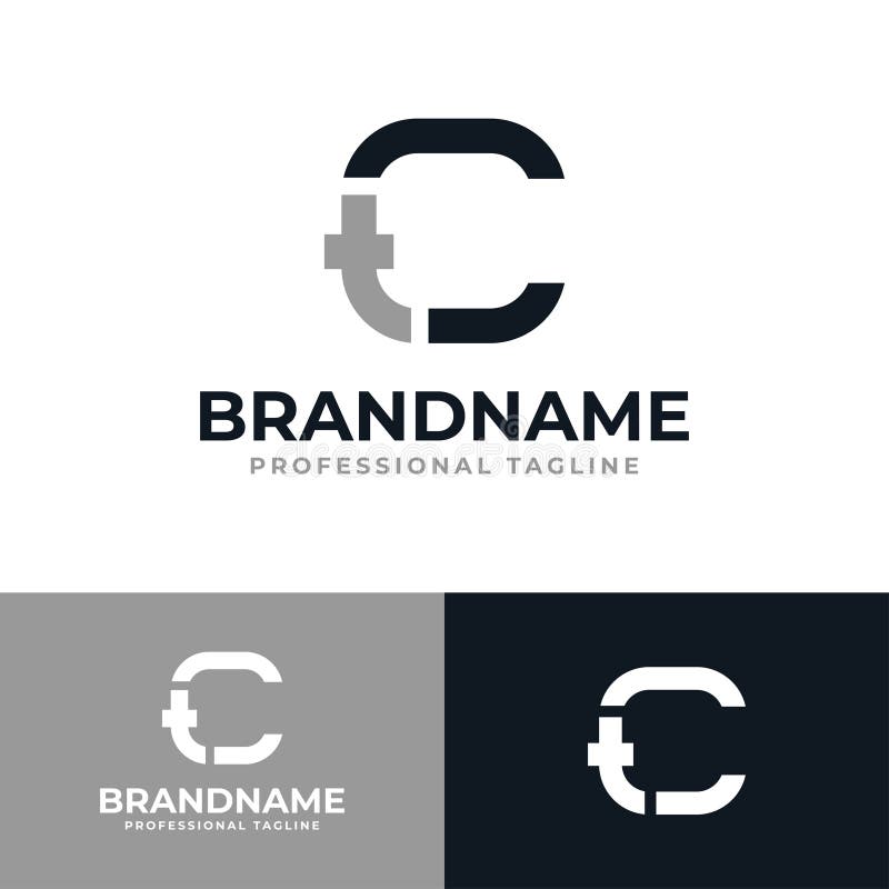 Letter CT or TC Monogram Logo, Suitable for Any Business with CT or TC ...