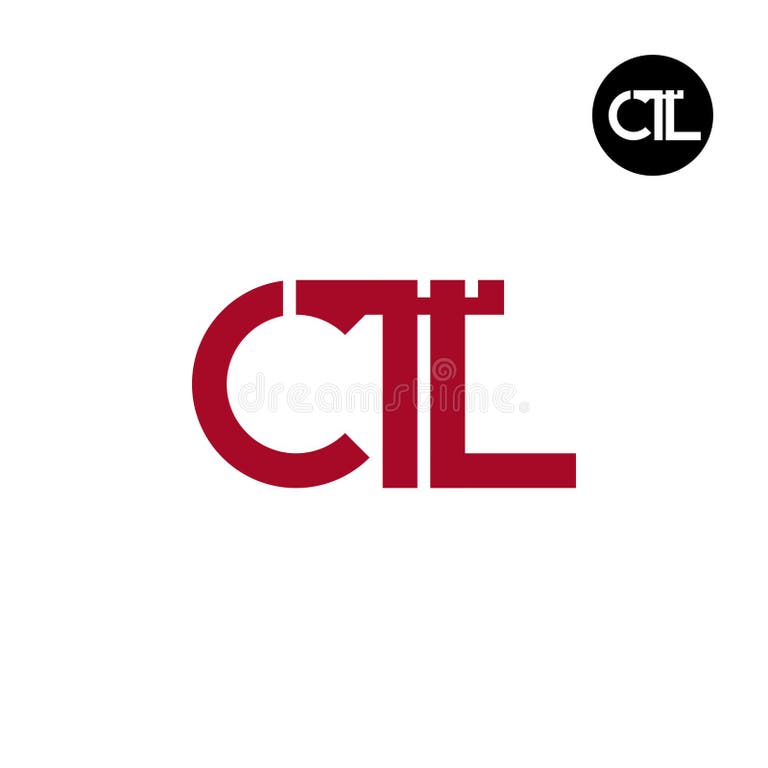 Letter CTL Monogram Logo Design Stock Vector - Illustration of ...