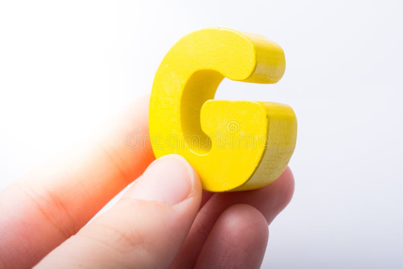 Letter Cube G of Made of Wood Stock Image - Image of creative ...