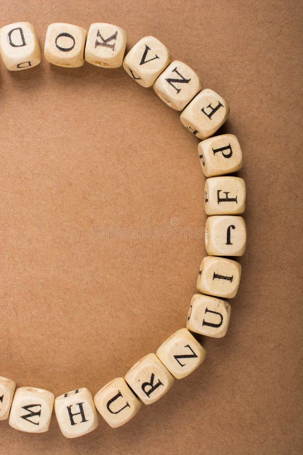 Letter Cubes of Made of Wood Stock Photo - Image of game, alphabetical ...