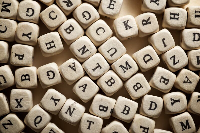 Letter cubes view stock photo. Image of font, read, game - 179622020