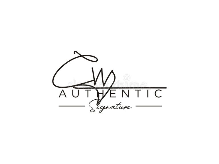 Cw Signature Stock Illustrations – 263 Cw Signature Stock Illustrations ...