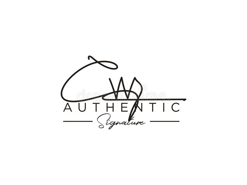 Cw Signature Stock Illustrations – 266 Cw Signature Stock Illustrations ...