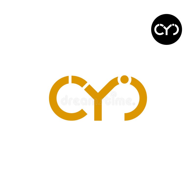 Letter CYI Monogram Logo Design Stock Vector - Illustration of names ...