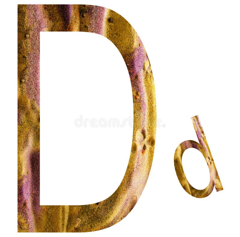 Letter d of alphabet stock illustration. Illustration of decorative ...