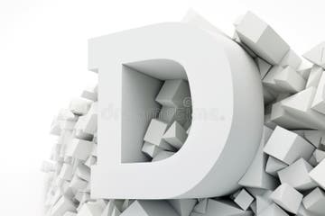 Block Letter D Stock Illustrations – 335 Block Letter D Stock ...
