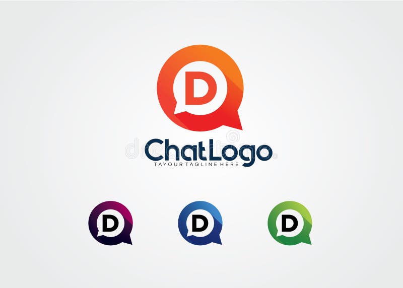 D Chat Logo Stock Illustrations – 138 D Chat Logo Stock Illustrations ...