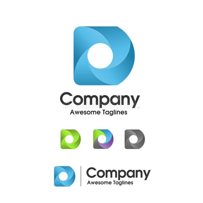 Letter D Circle Logo Stock Illustrations – 5,721 Letter D Circle Logo ...