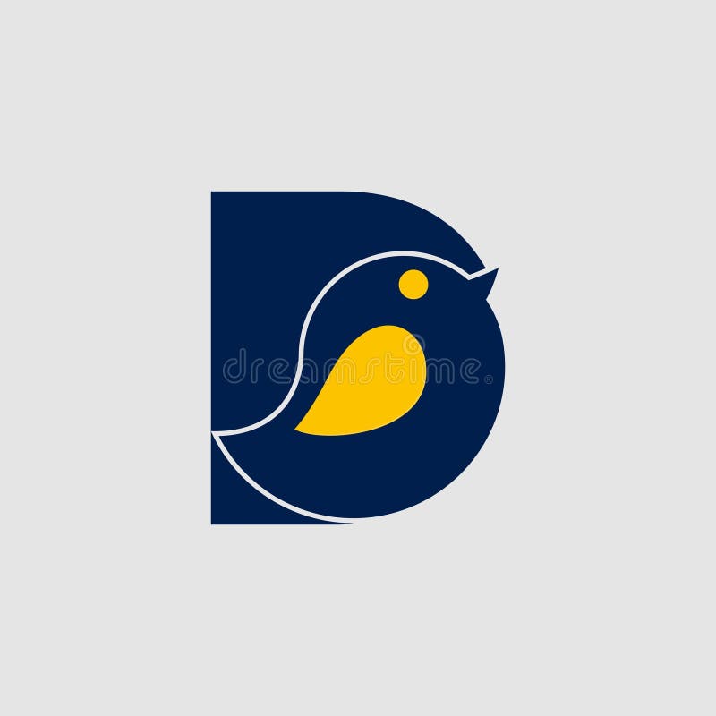 Bird logo illustration stock image. Image of feather - 277703907