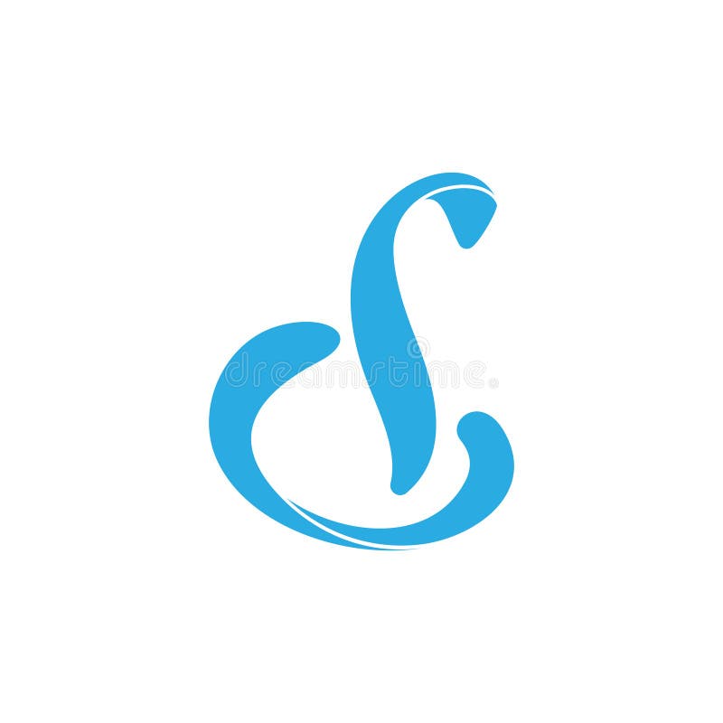 Letter D Curves Ribbon 3d Flat Logo Vector Stock Vector - Illustration ...