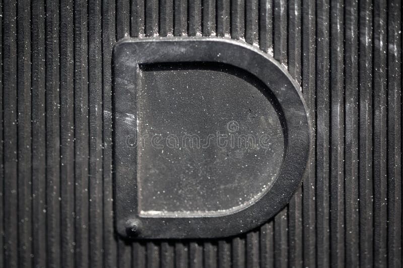 Alphabet Letter D Handwritten in Sand Beach Near the Water of Se Stock ...