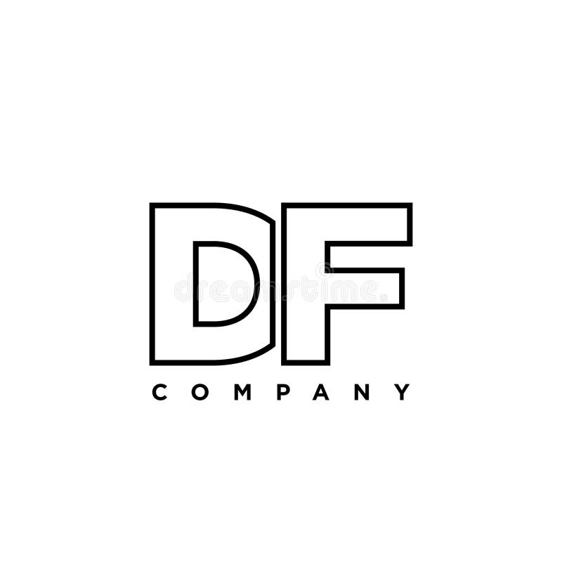 Letter F D Logo Design Template Stock Illustrations – 539 Letter F D ...