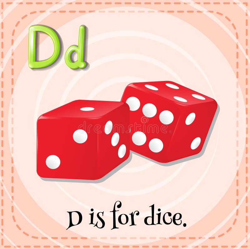 Alphabet Letter D Dice Stock Illustrations – 16 Alphabet Letter D Dice ...